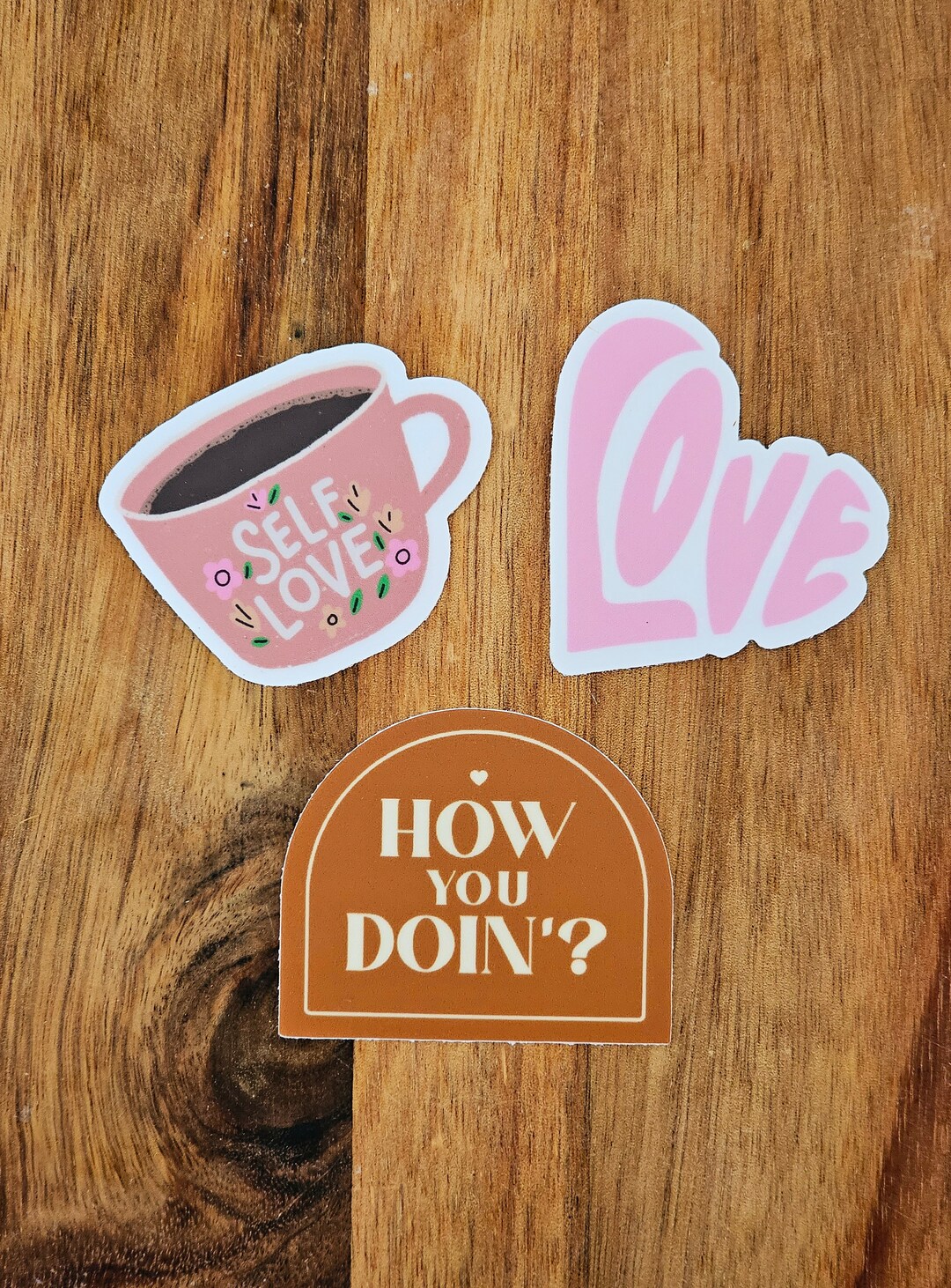 Valentine's Day Sticker Bundle, 3 Pack, Self Love, Love, Flirt, How You ...