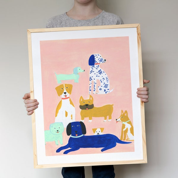 Dog Art Print - Etsy
