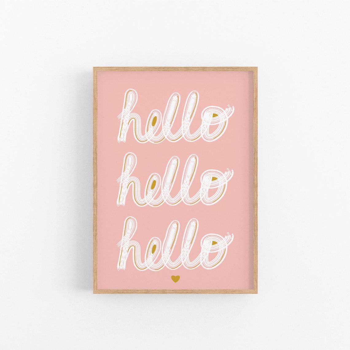 Buy Hello Art Print / Hello Wall Art / Hello Poster /typography Poster ...
