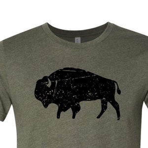 Bison Shirt, Outdoors Shirt, Boho Shirt, the Great Outdoors, Wild Bison ...