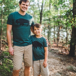 Bison Shirt, Outdoors Shirt, Boho Shirt, the Great Outdoors, Wild Bison ...