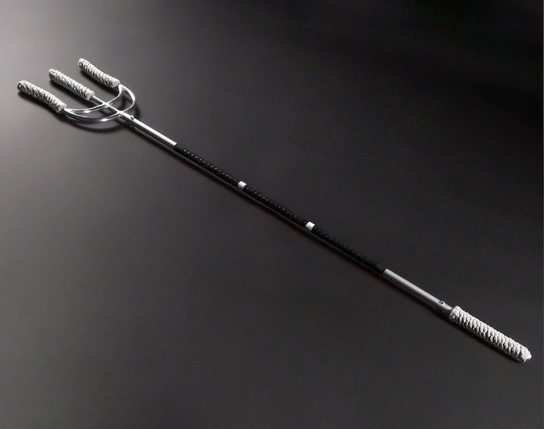 Fire Staff Trident. Fire Dragon Staff Trident | Etsy