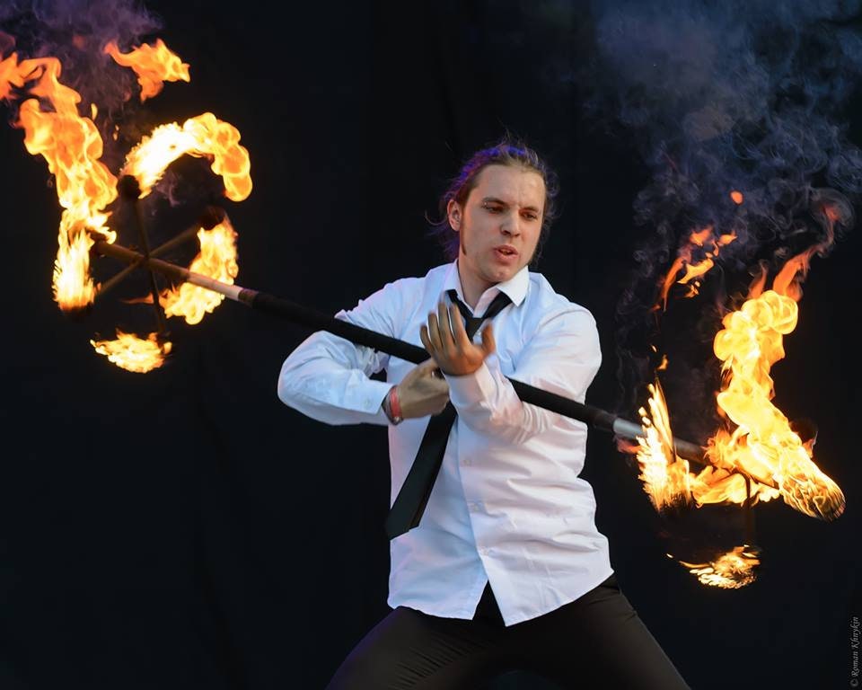 Set Fire Dragon Staff and Practice Dragon Staff | Etsy