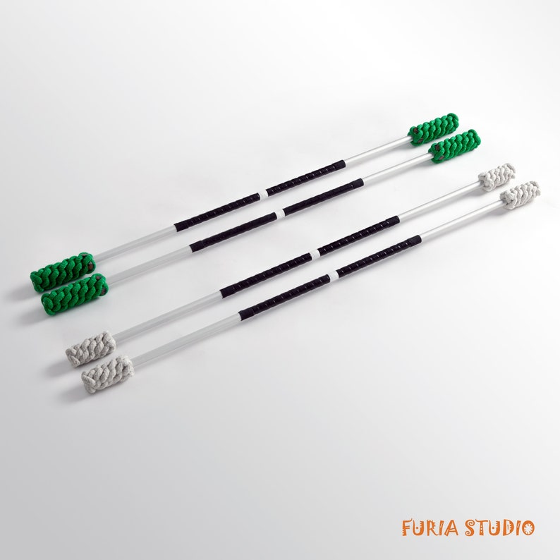 Set Fire Double Staff and Practice Double Staff - Etsy