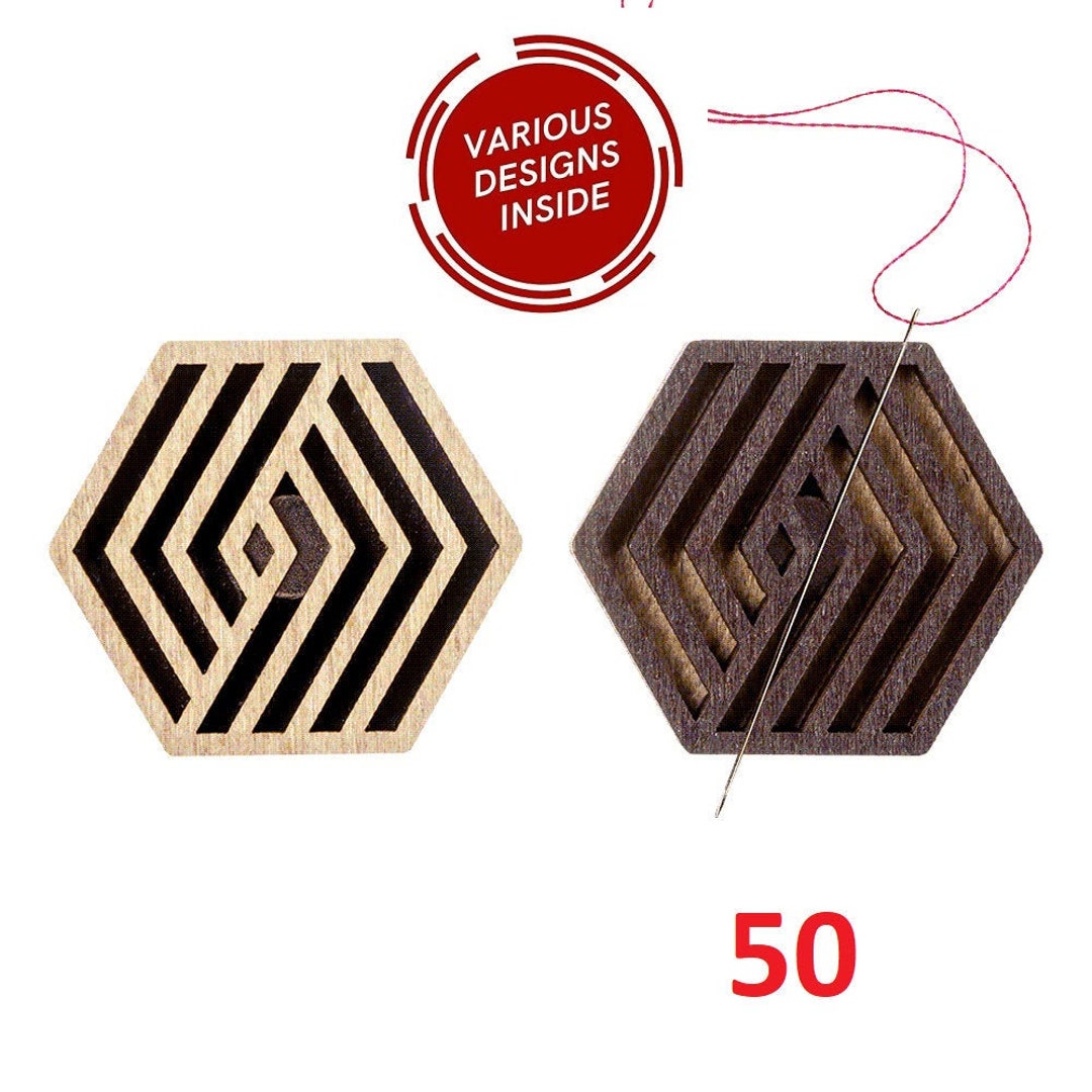 Wooden Magnetic Needle Keeper for Embroidery and Cross Stitch, Sewing ...