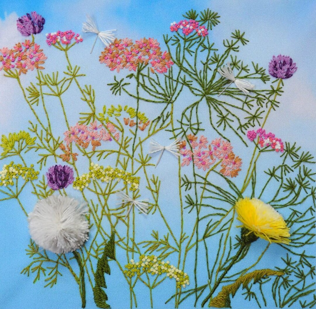 Cross Stitch Kit Meadow Grass Cross Stitch Patterns Flower Cross Stitch ...