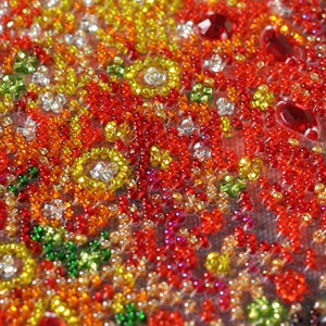 Bead Embroidery Kit Flower Ballerina Spotlights Girl Needlepoint Kit ...