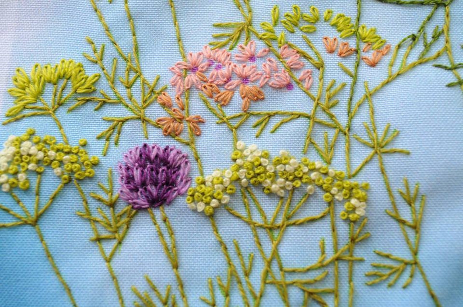 Cross Stitch Kit Meadow Grass Cross Stitch Patterns Flower | Etsy