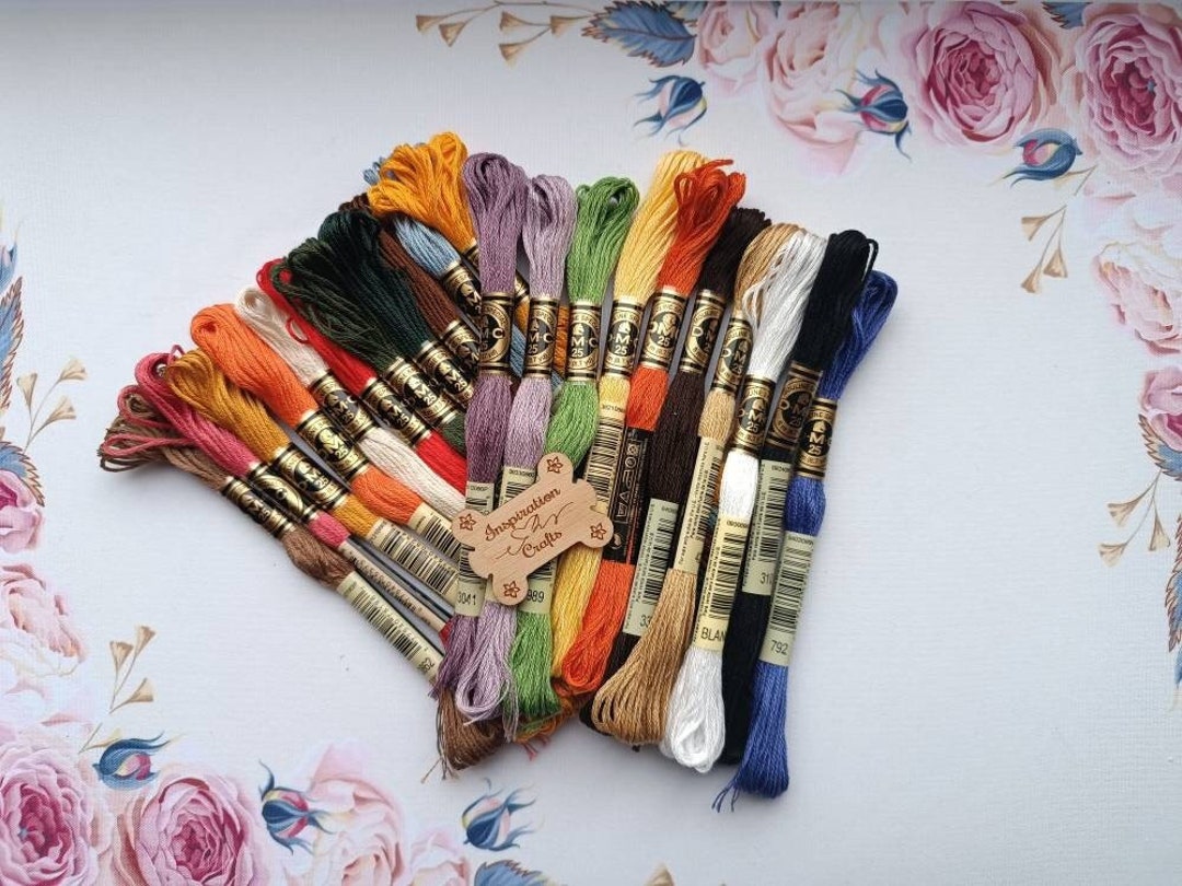 DMC 300-498 Embroidery Floss (art. 117) PICK Yours COLORS! Cross Stitch ...
