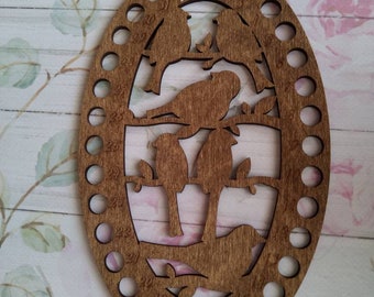 Thread Storage Wall Organiser Birch Plywood Spool Rack Sewing - Etsy