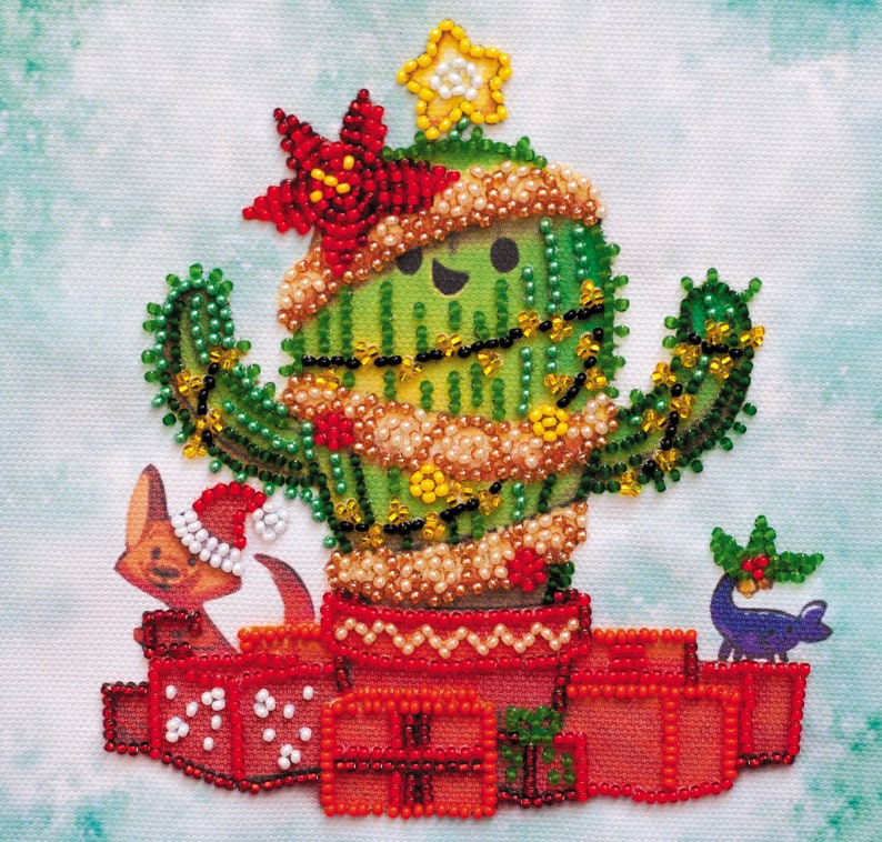 Bead Embroidery Kit Christmas Gifts Needlework Kit Hand - Etsy