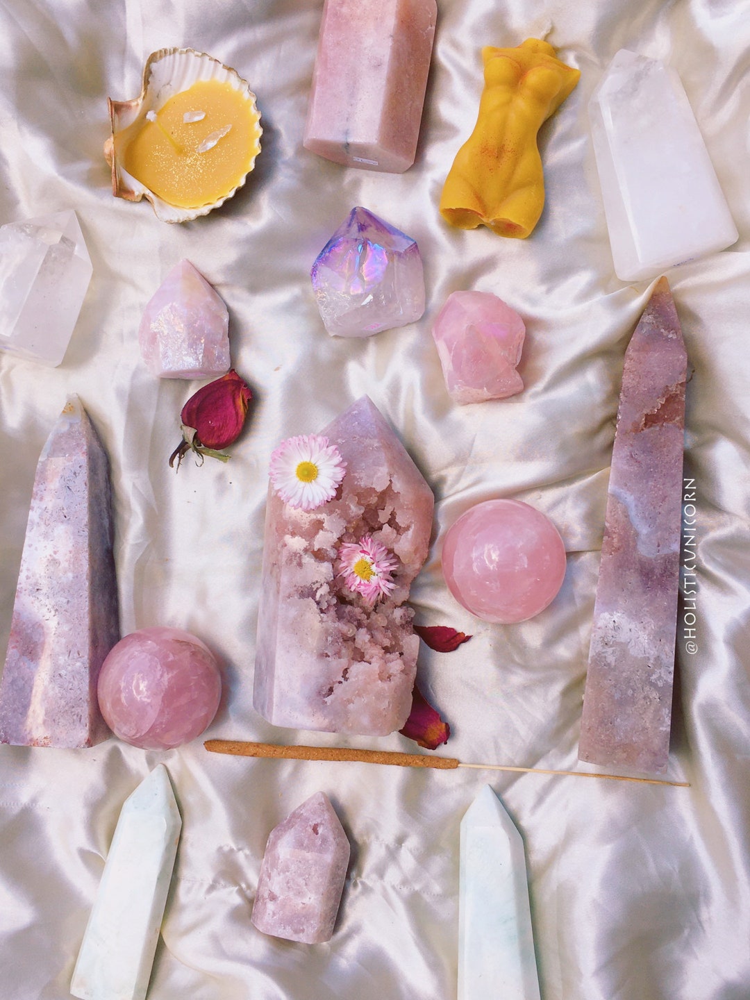 Crystal Ritual Kit Crystal Gift Box Self Care Kit Spiritual Starter Kit ...