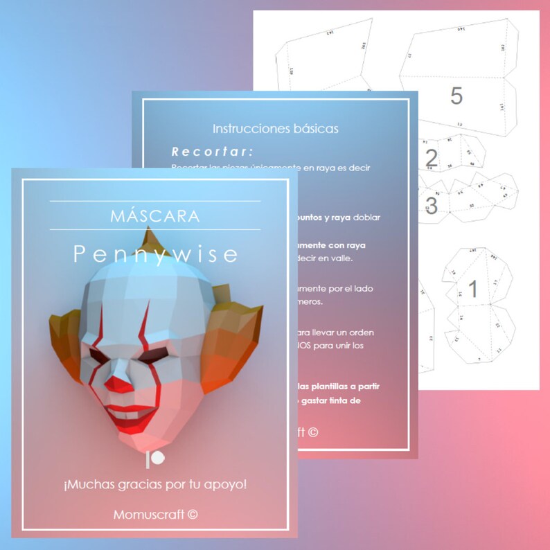 Pennywise Mask - Etsy