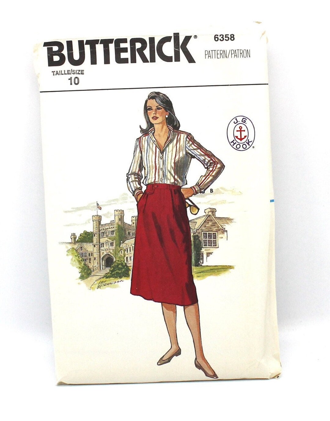 Butterick Vintage Sewing Pattern, JG Hook 6358 Butterick Patterns, JG ...