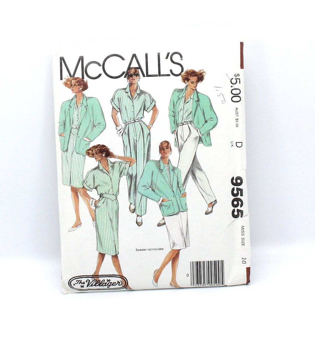 Mccalls Vintage Sewing Pattern, Mccalls 9565 Patterns, Sewing Patterns ...