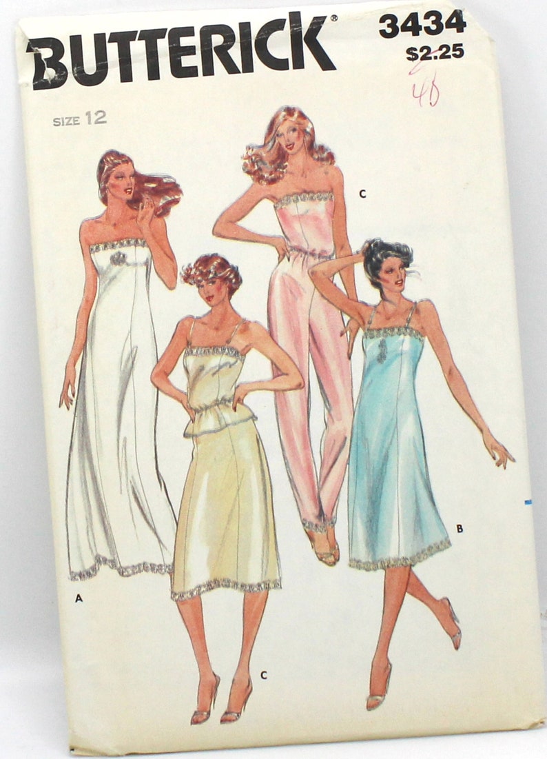 Butterick Vintage Sewing Pattern, Butterick 3434 Patterns, Sewing ...