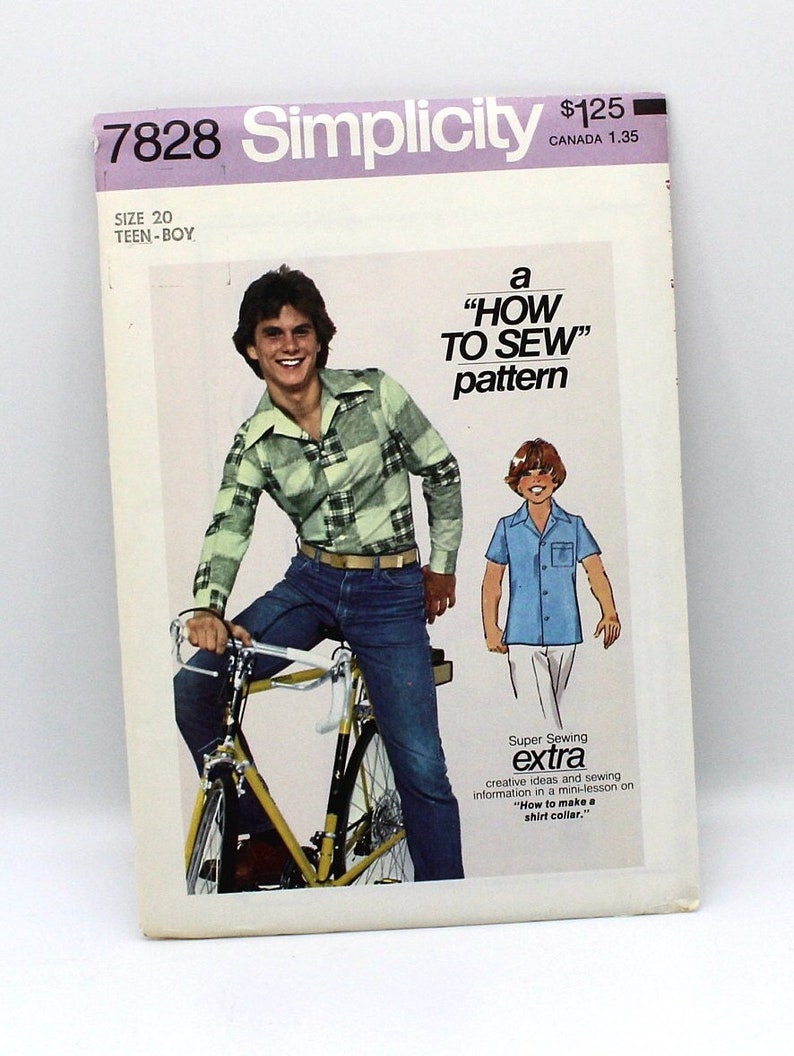 Simplicity Vintage Sewing Pattern, Simplicity Boys 7828 Patterns, Boys ...