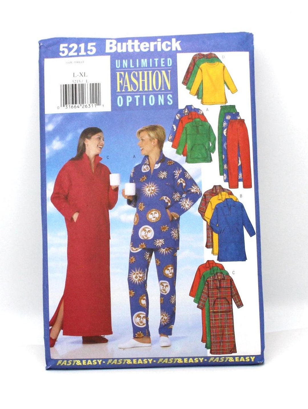 Butterick Vintage Sewing Pattern, 5215 Butterick Unlimited Fashion ...