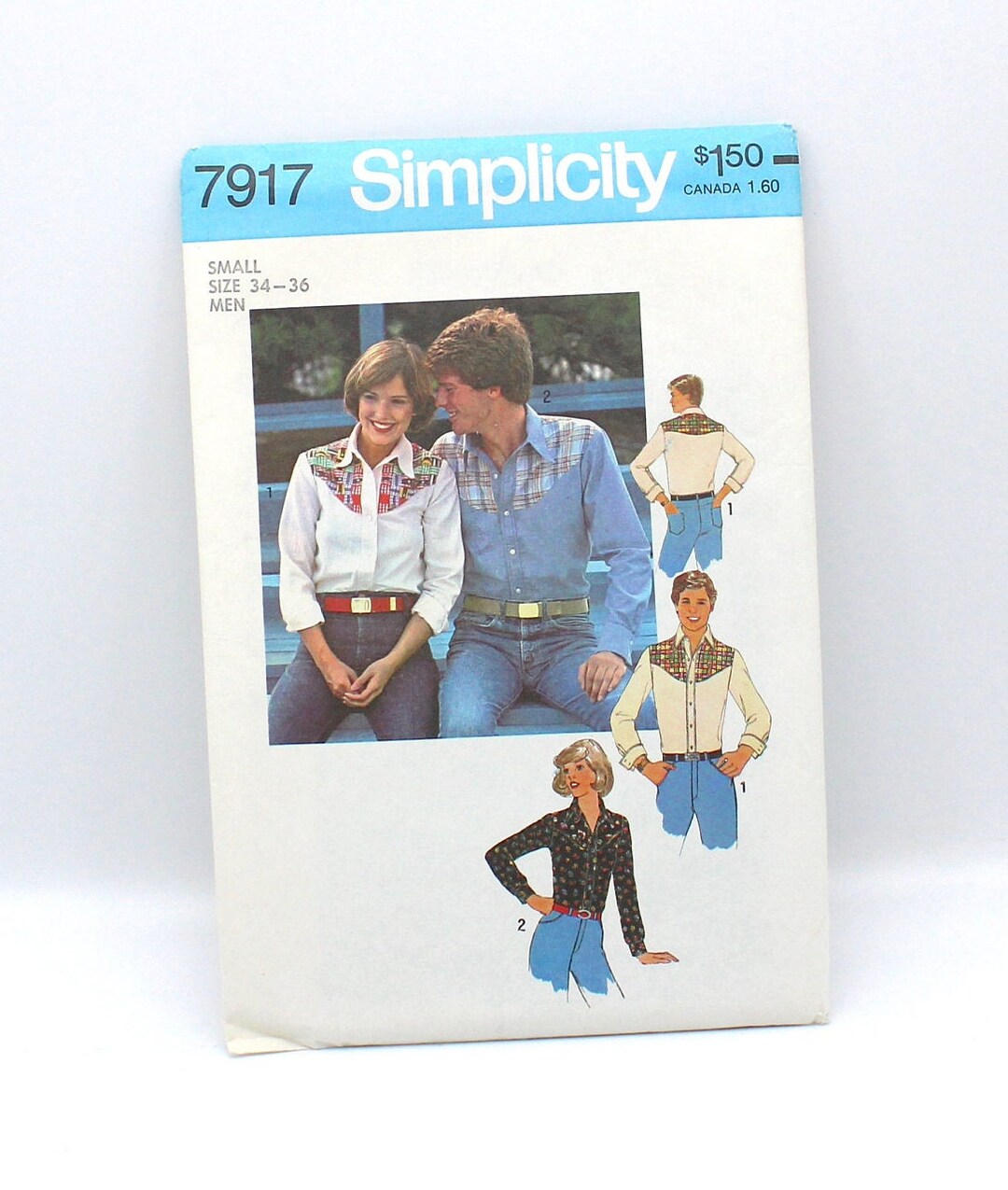 Simplicity Vintage Sewing Pattern, Simplicity Mens 7917 Patterns, Mens ...