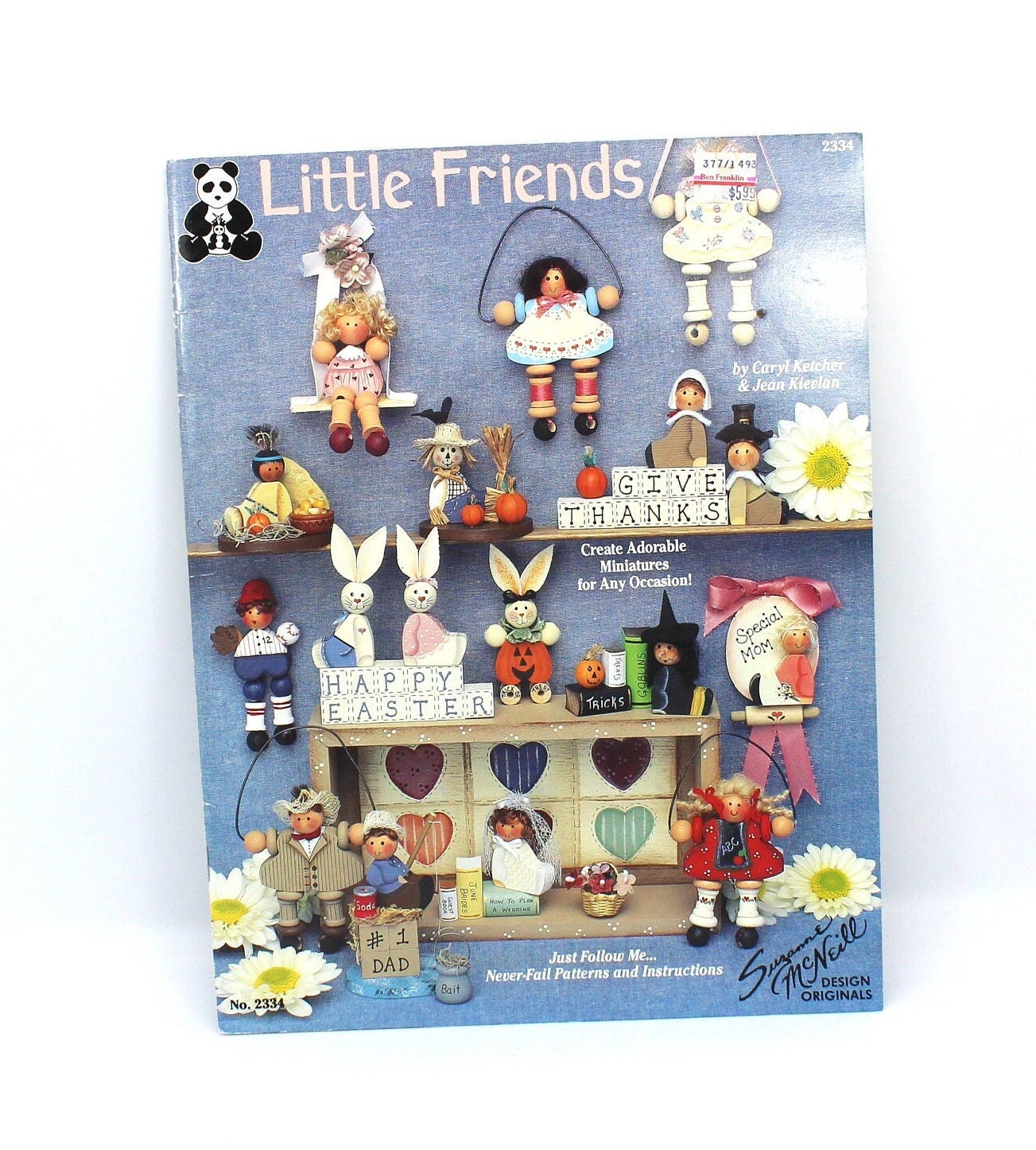 Suzanne Mcneill Designs, Little Friends Vintage Craft Book, Miniature ...