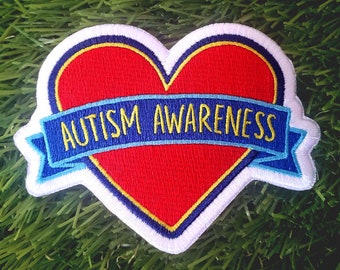AUTISM AWARENESS, PUZZLE Piece Motorcycle Patch, Embroidered Patch ...