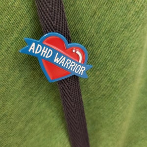 ADHD Warrior Pin - Etsy