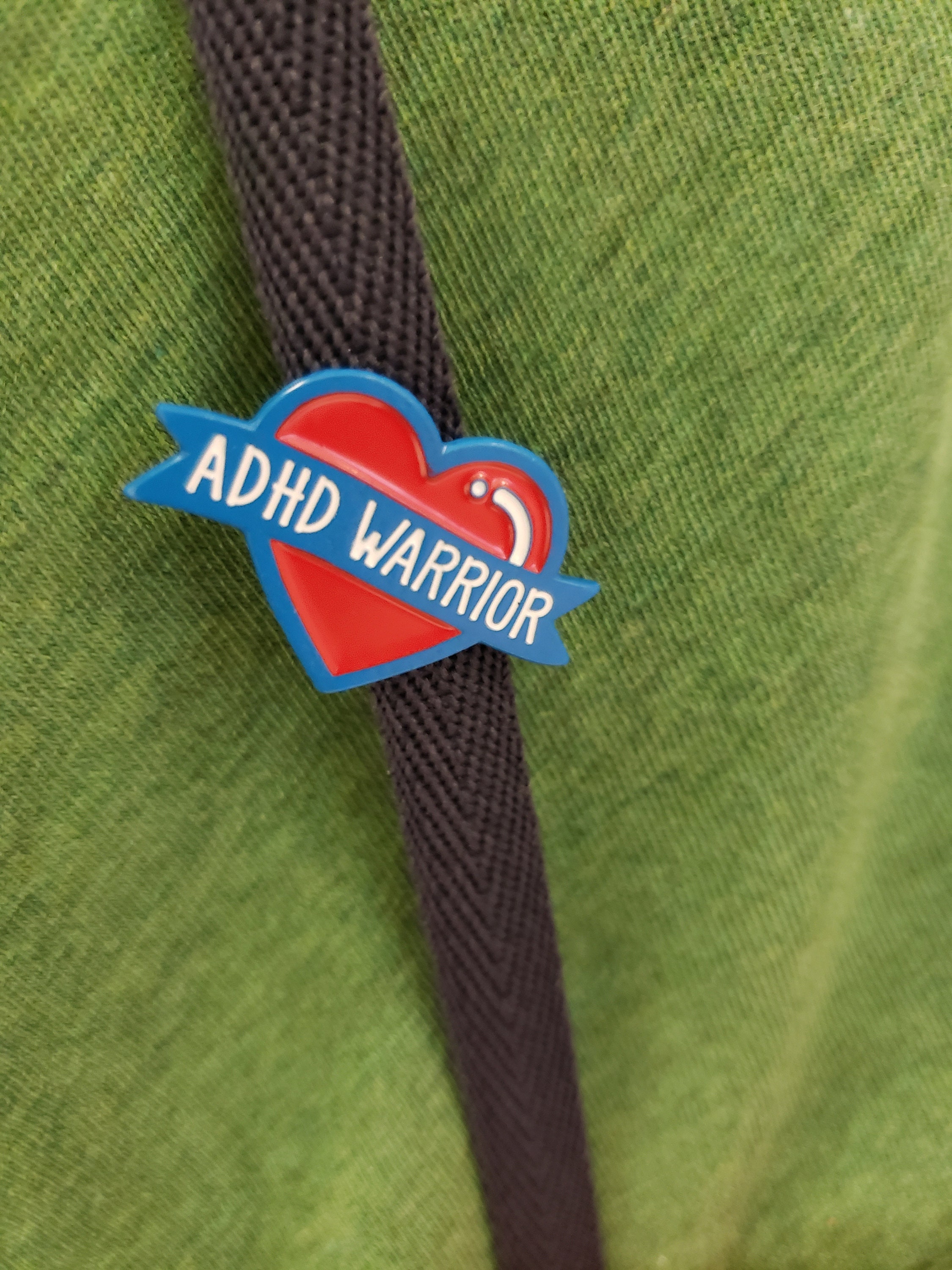 ADHD Warrior Pin | Etsy