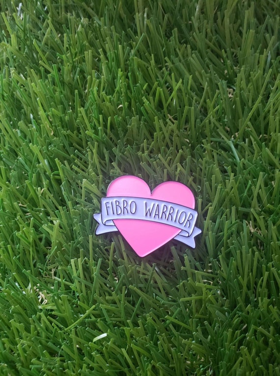 Fibro Warrior Pin | Etsy