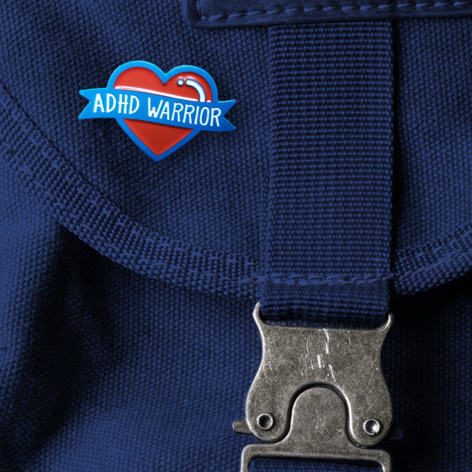 ADHD Warrior Pin | Etsy