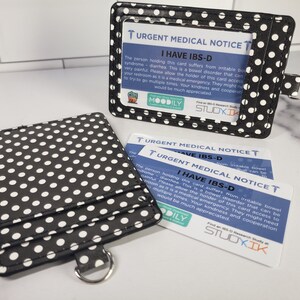 IBS-D Card, IBS-D Emergency Card, IBS-D Medical Card, Irritable Bowel ...