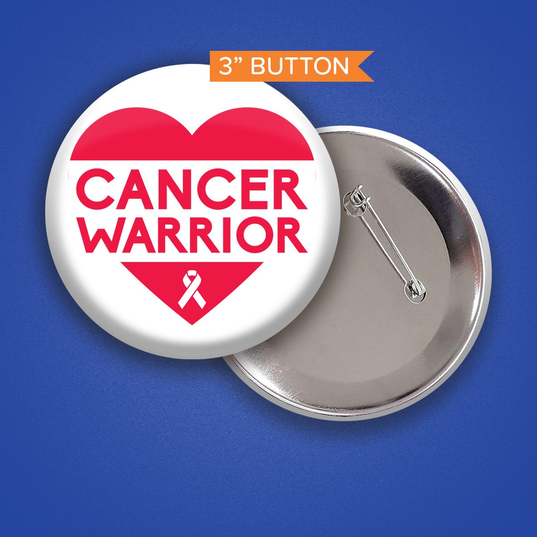 Cancer Warrior Button - Etsy