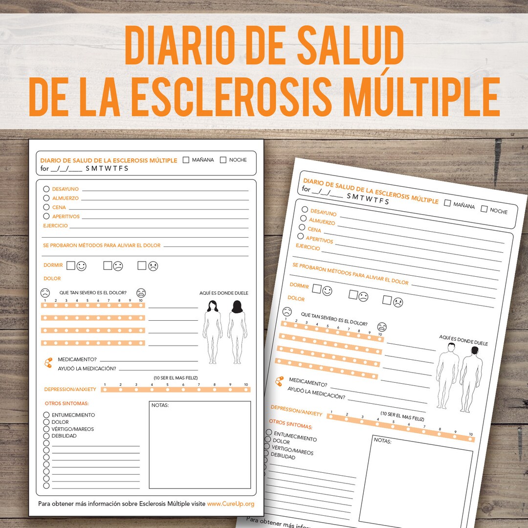 Diario De Salud De La Esclerosis Múltiple (spanish) - Etsy