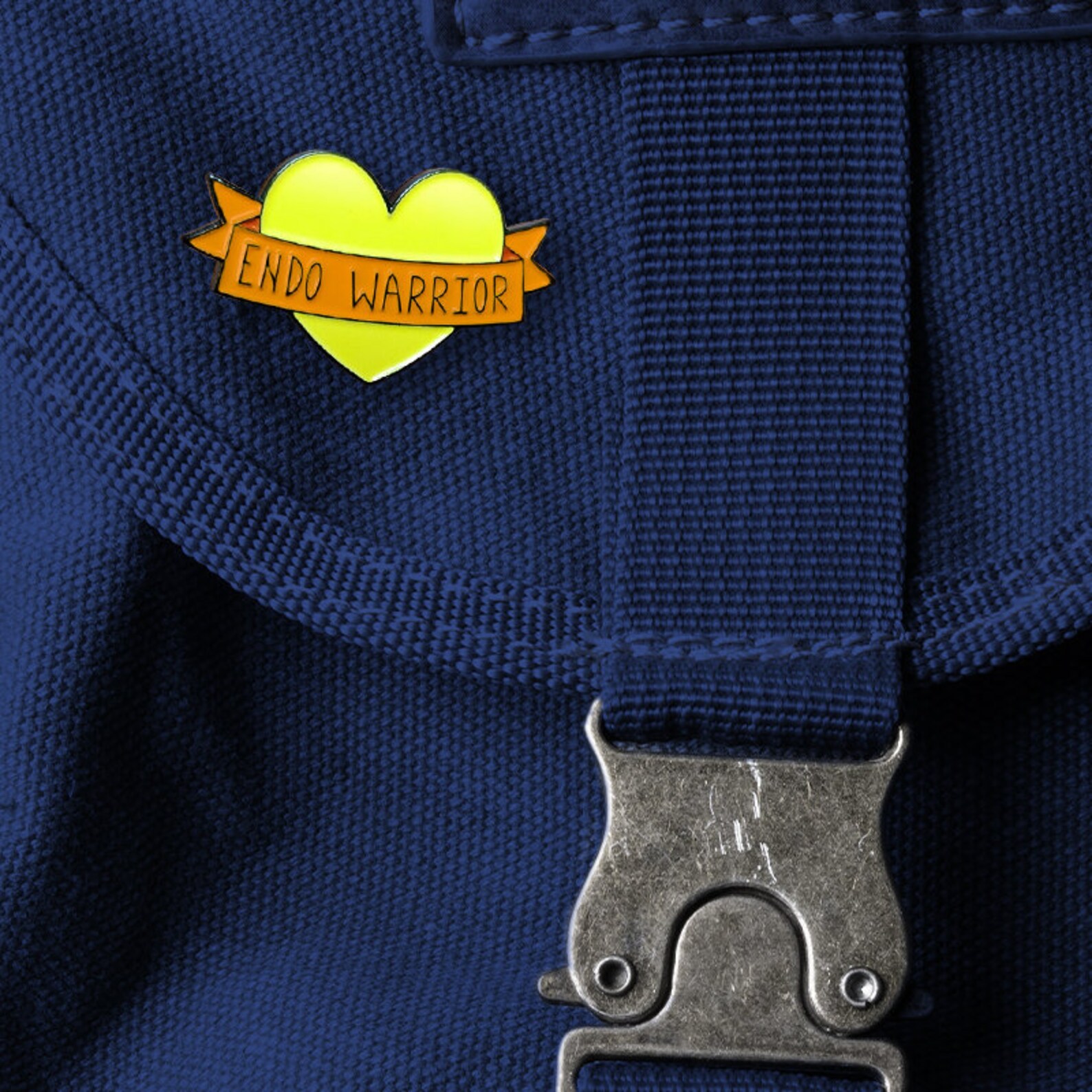 Endo Warrior Pin - Etsy