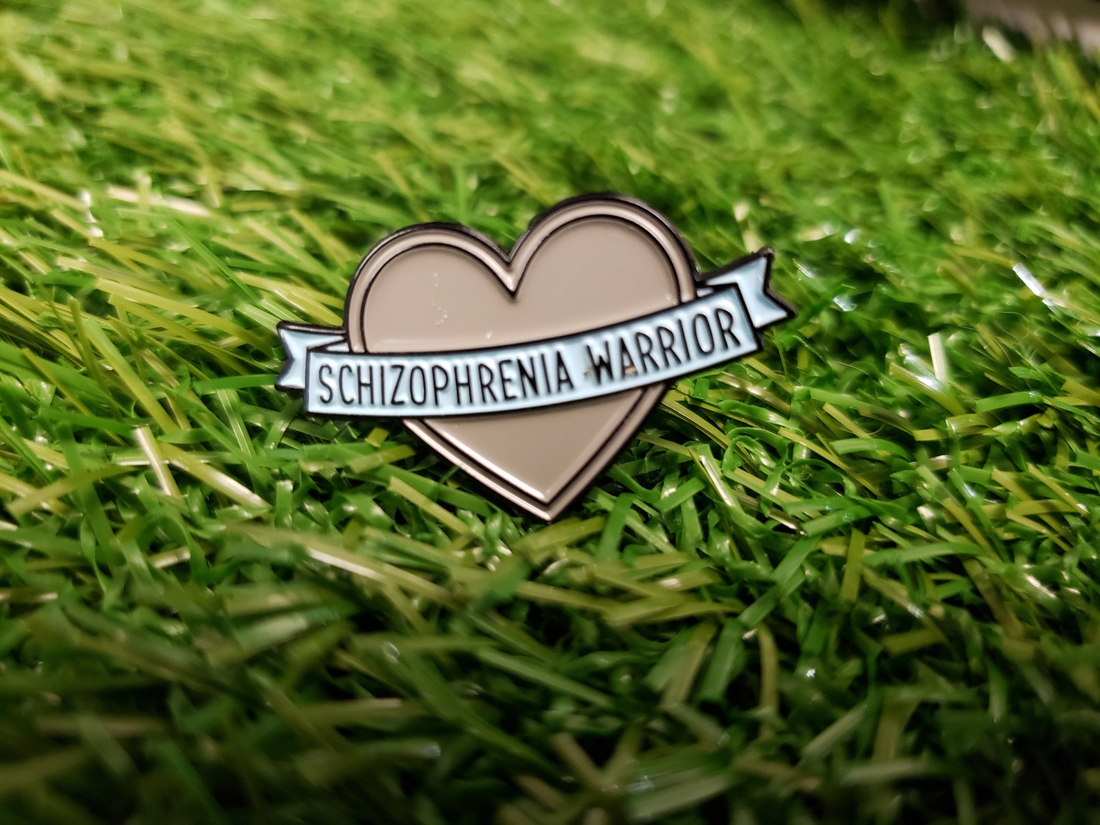 Schizophrenia Warrior Pin - Etsy