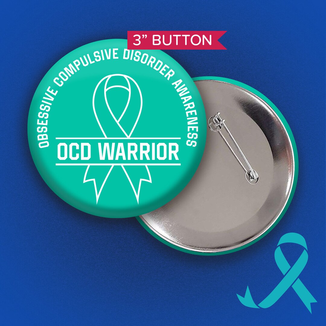 Obsessive Compulsive Disorder OCD Awareness Button - Etsy