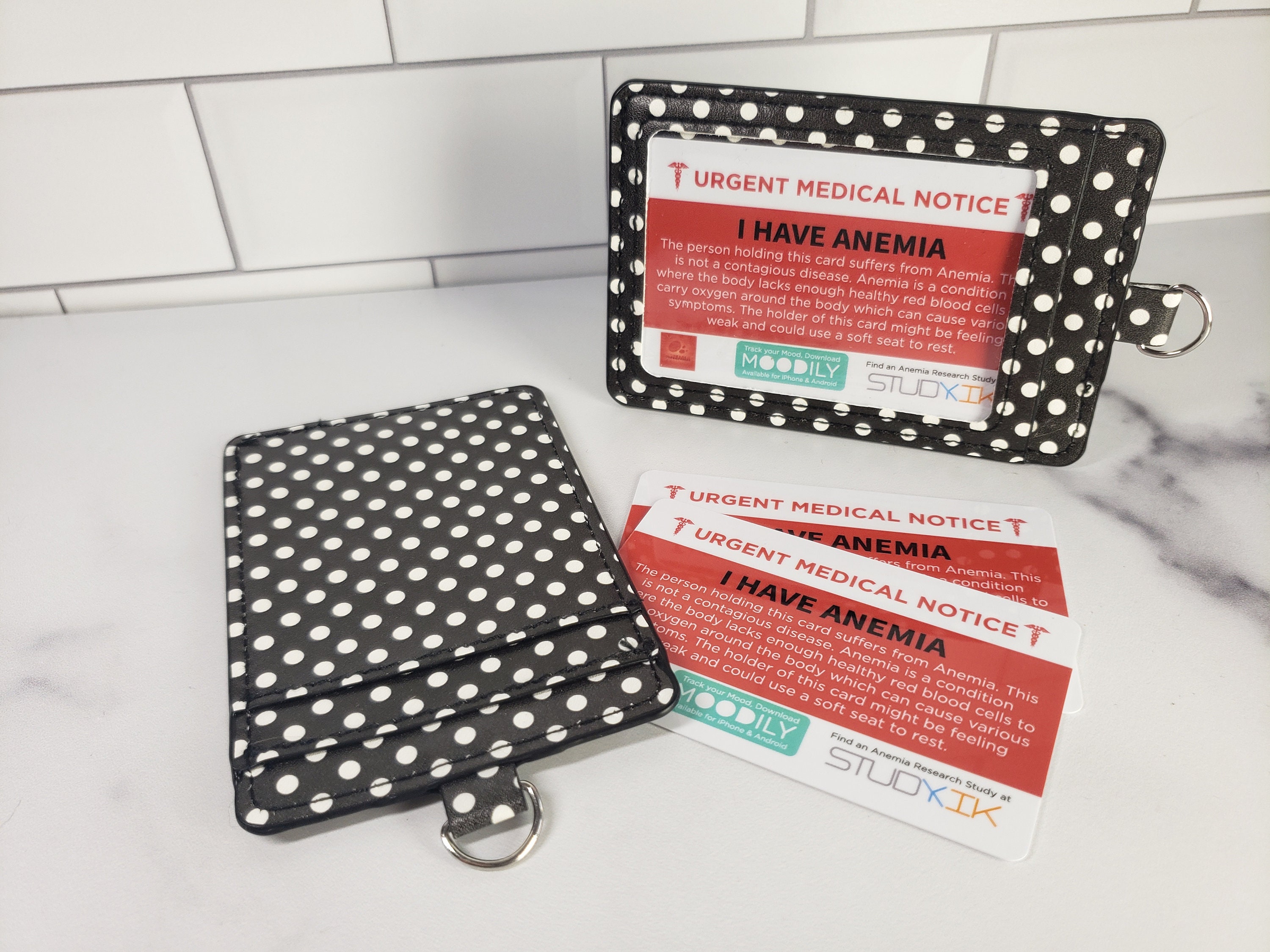 Anemia Card Anemia Emergency Card Anemia Medical Card | Etsy UK