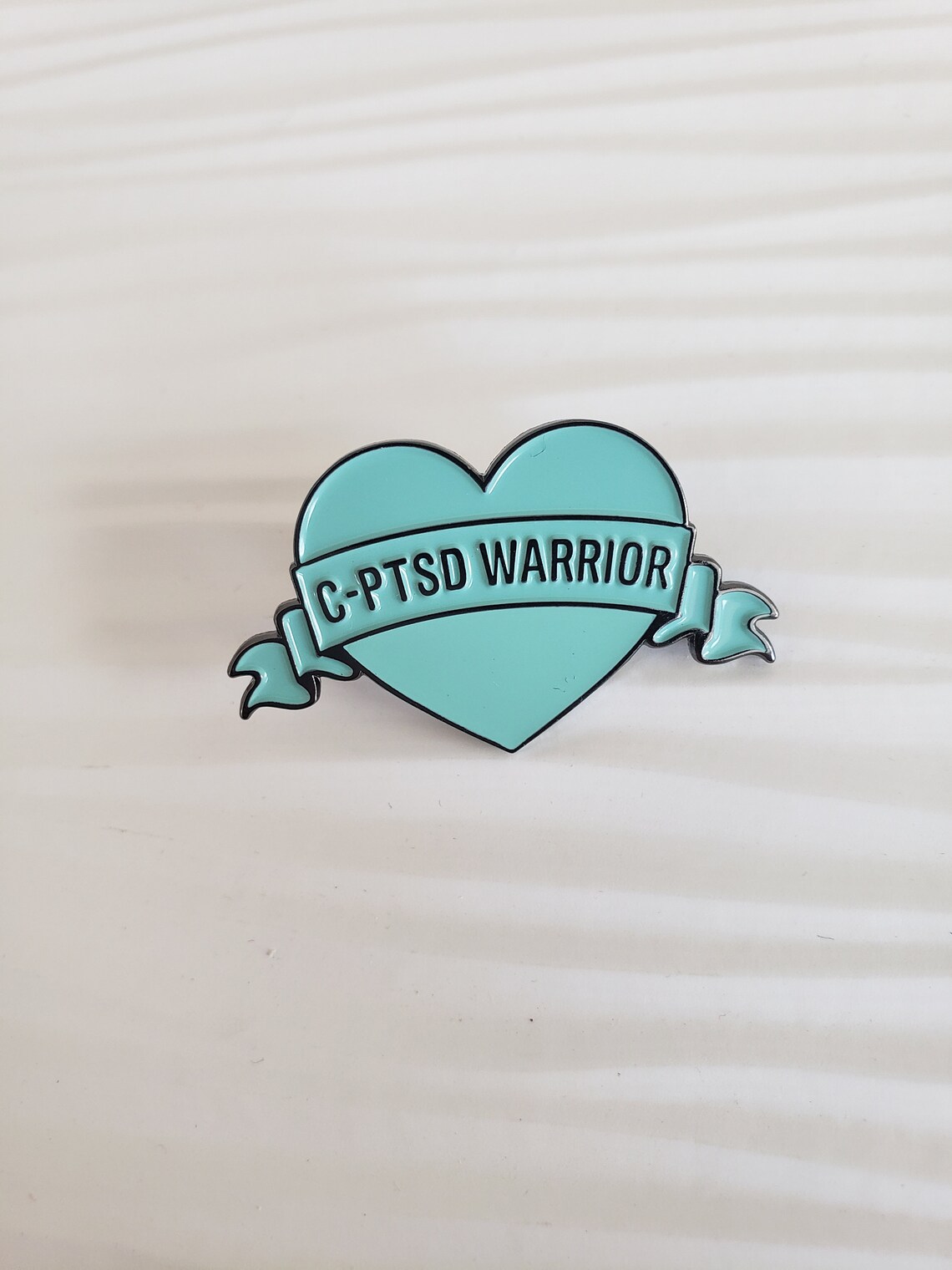 C-PTSD Warrior pin cptsd pin complex ptsd pin | Etsy