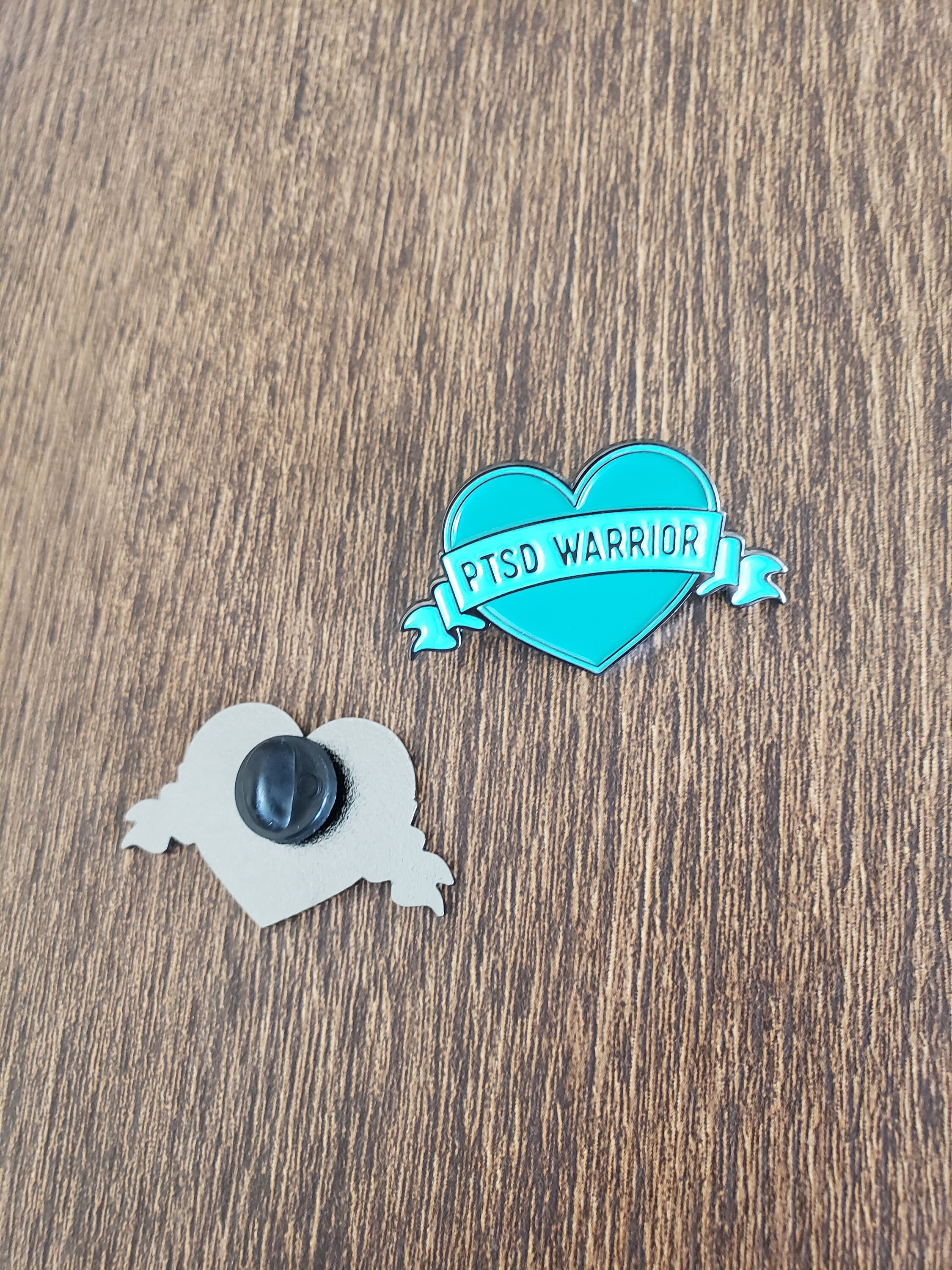 PTSD Warrior Pin - Etsy