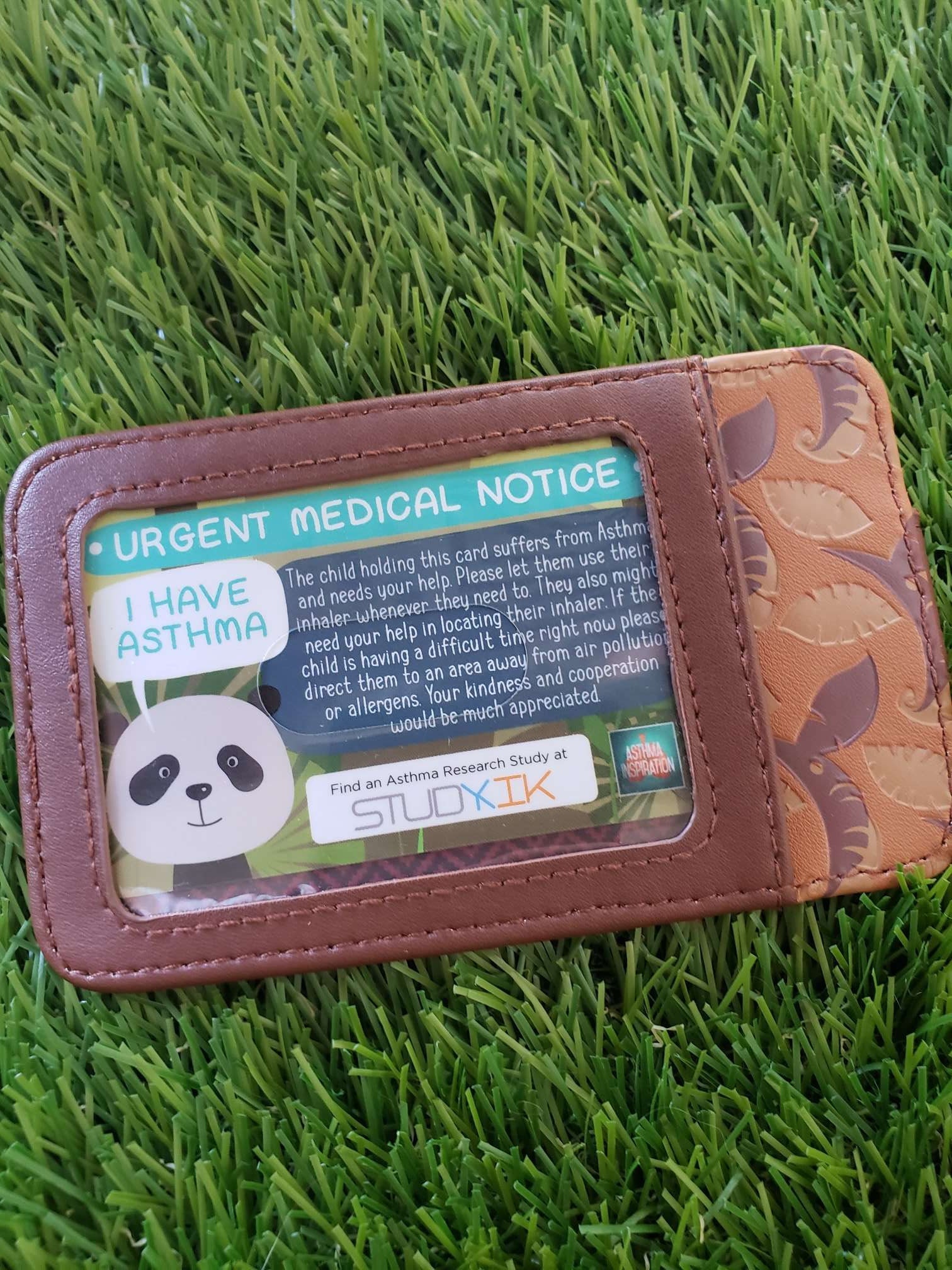 Child Asthma Card Child Asthma Emergency Card Child Asthma - Etsy UK