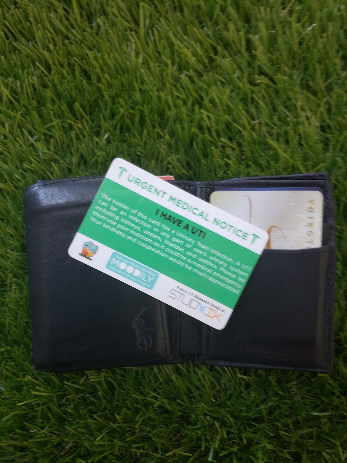 UTI Card UTI Emergency Card UTI Medical Card Urinary Tract | Etsy