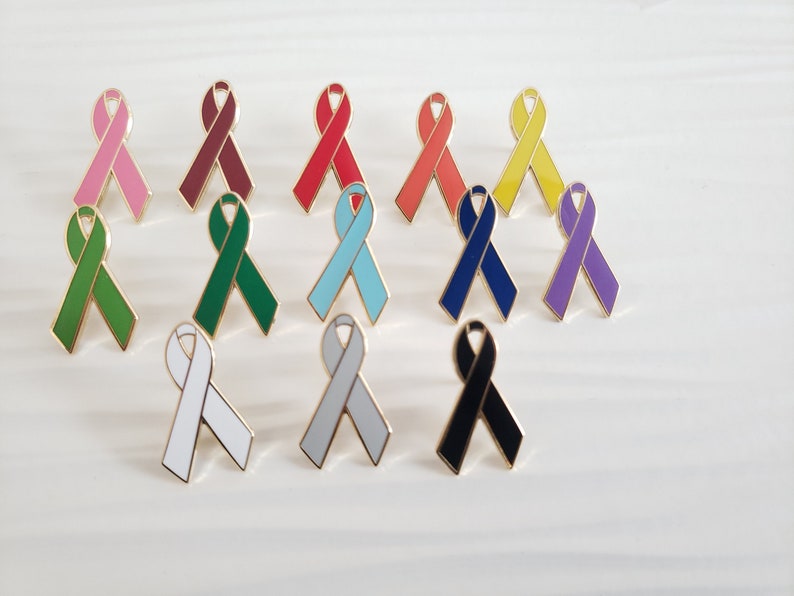 Caregiver Appreciation Ribbon Pin Lavender Pin - Etsy