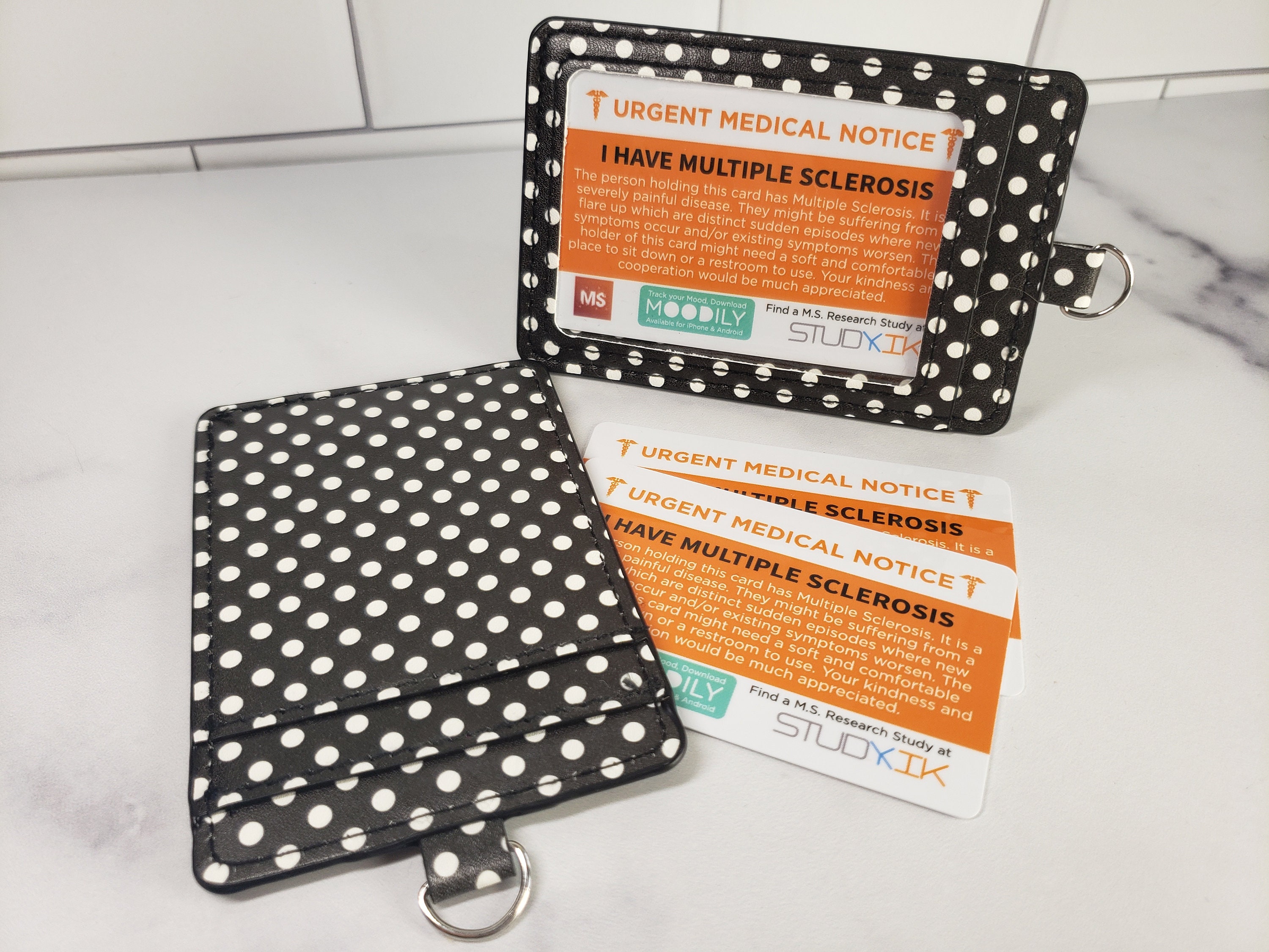 Multiple Sclerosis Card Multiple Sclerosis Emergency Card | Etsy UK