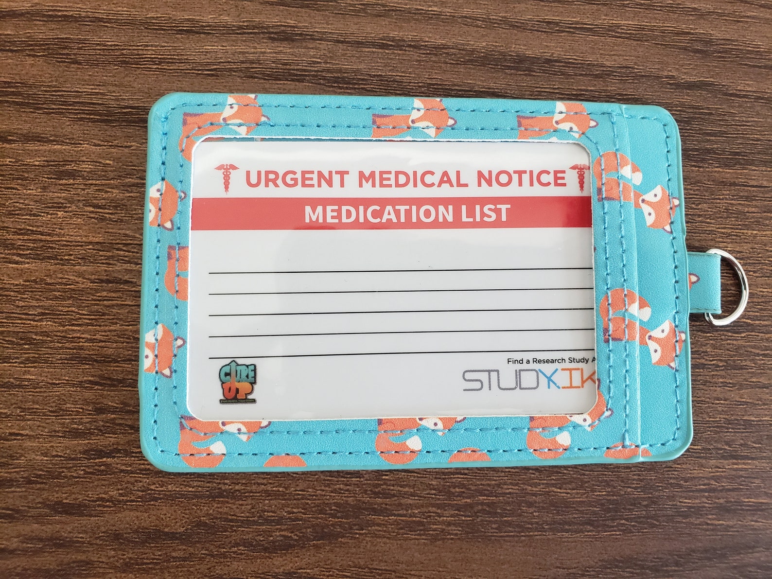 Fox Card Holder Medical Cardholder Credit Card Holder | Etsy