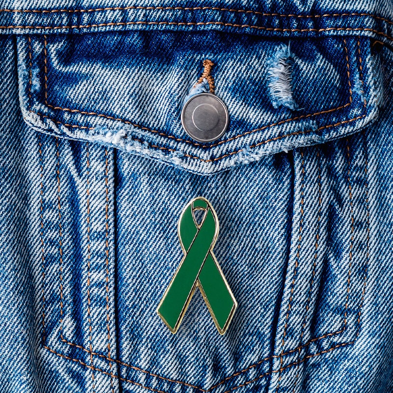Traumatic Brain Injury Awareness Ribbon Pin - Etsy