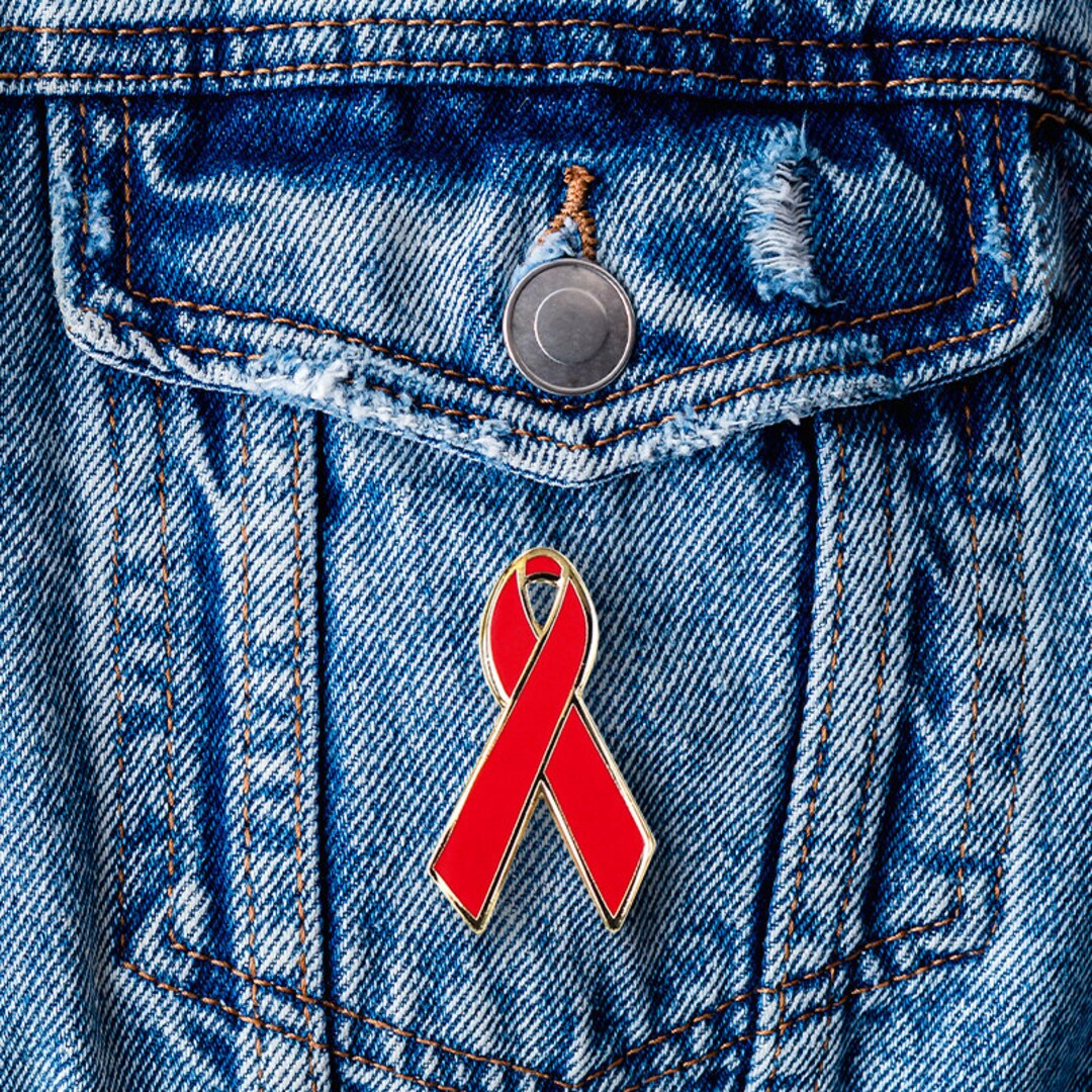 Atrial Fibrillation Awareness Ribbon Pin - Etsy
