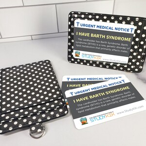 Barth Syndrome Card, Barth Syndrome Emergency Card, Barth Syndrome ...