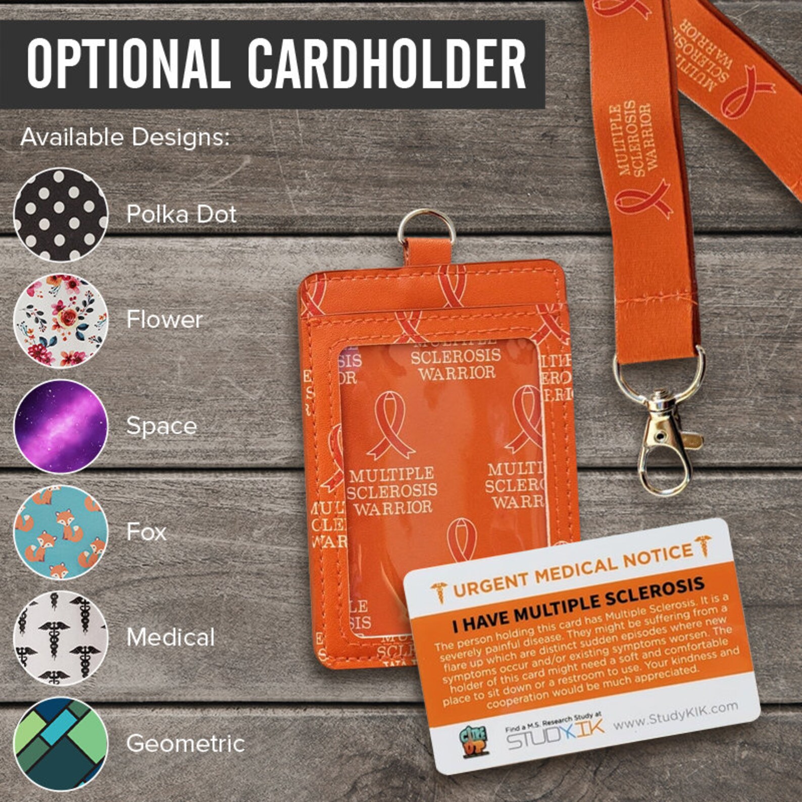 Multiple Sclerosis Card Multiple Sclerosis Emergency Card - Etsy