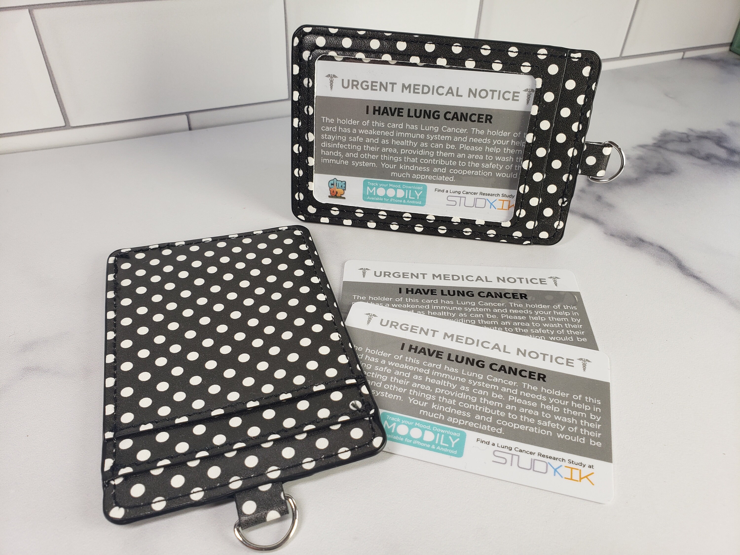 Lung Cancer Card Lung Cancer Emergency Card Lung Cancer - Etsy