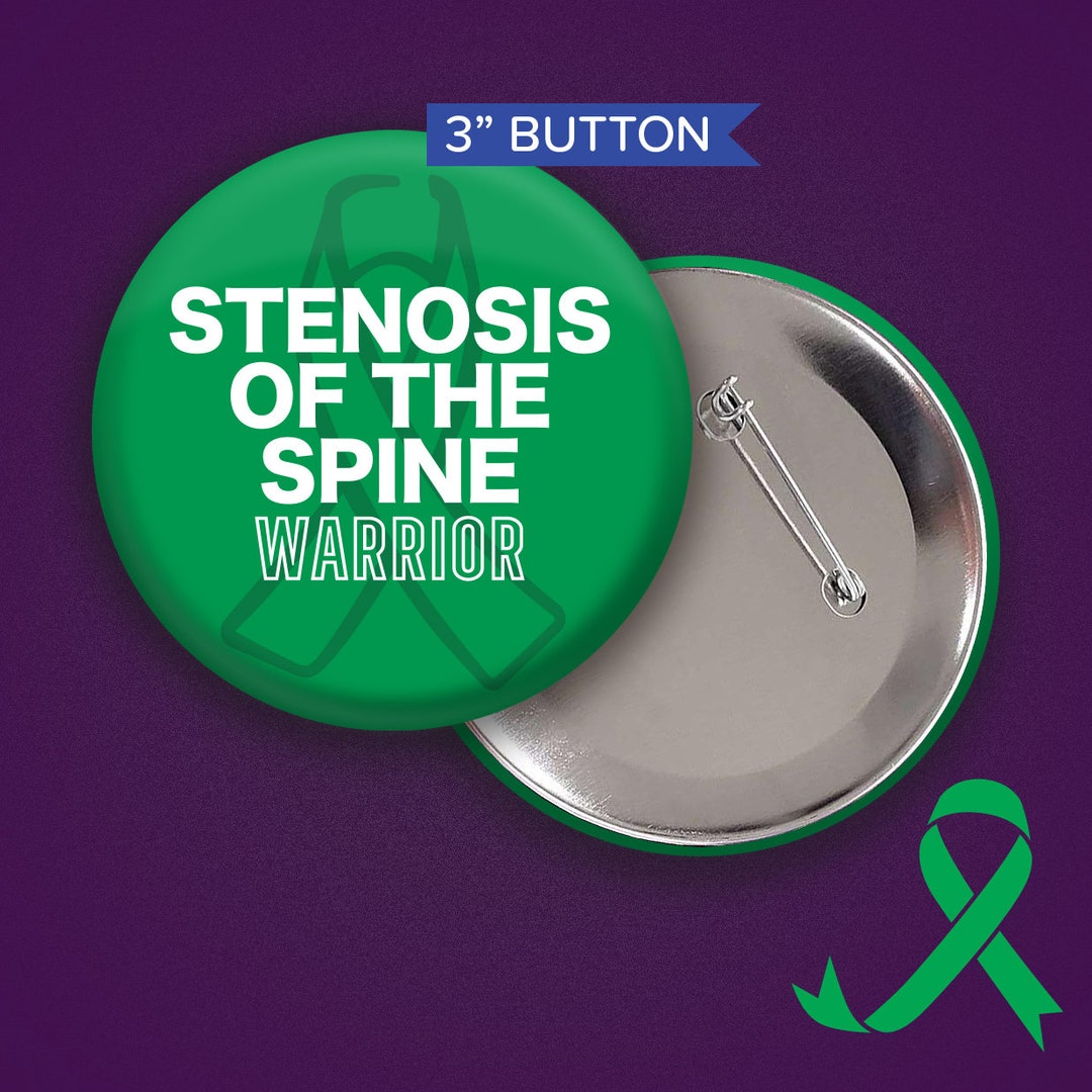 Stenosis of the Spine Warrior Button - Etsy