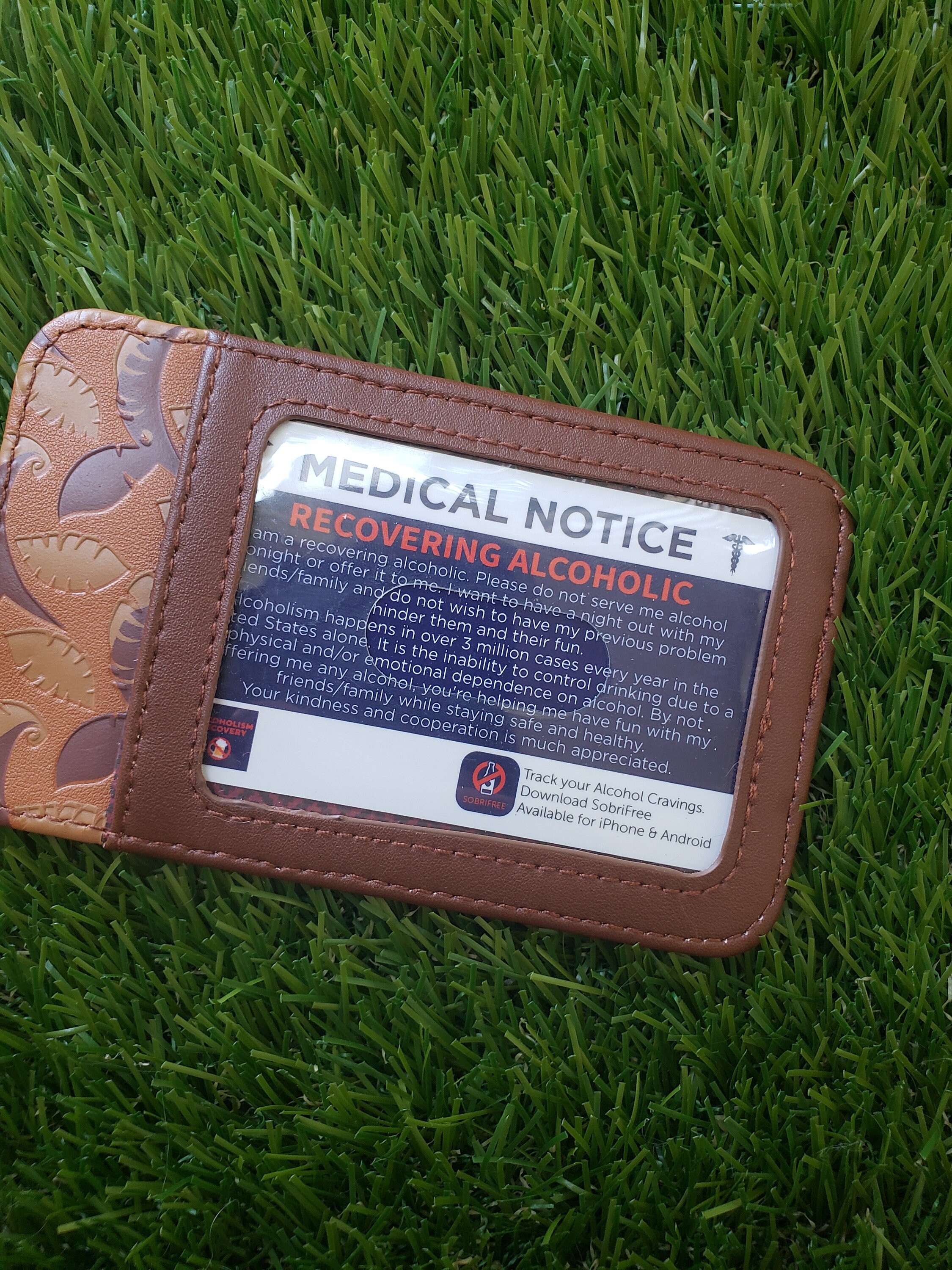 Recovering Alcoholic Card Recovering Alcoholic Emergency - Etsy